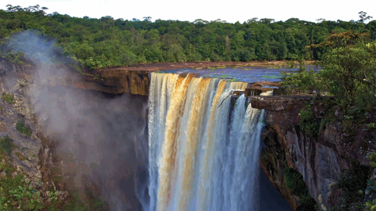 'Straight Out of a Fantasy Film': This Hidden Waterfall In Guyana Is ...