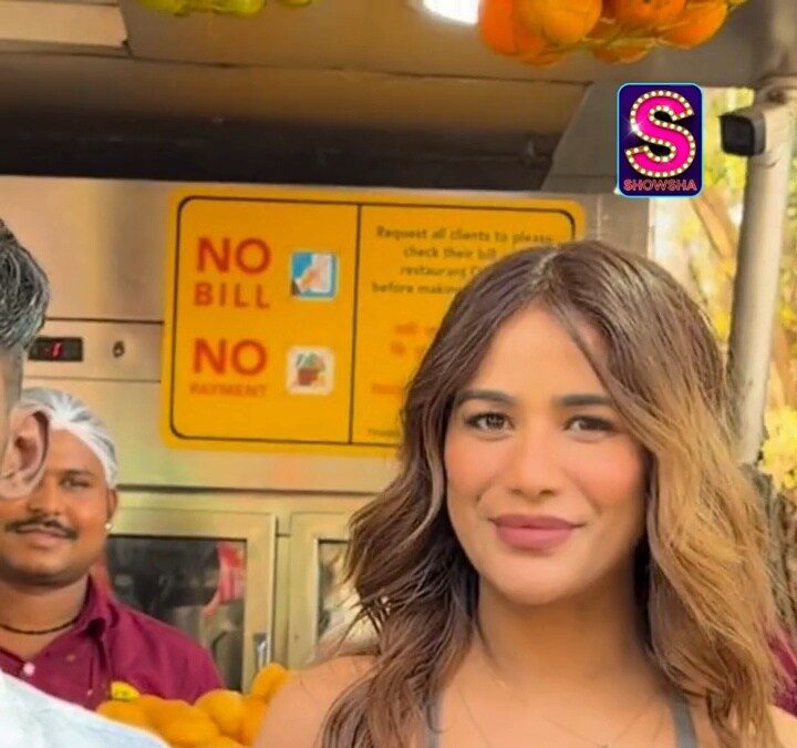 Poonam Pandey enjoys pani puri while posing with fans, serving fun ...