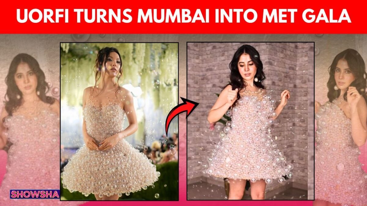 Uorfi Javed Recreates Met Gala 2026 Star Eileen Gu’s Viral Bubble Dress ...
