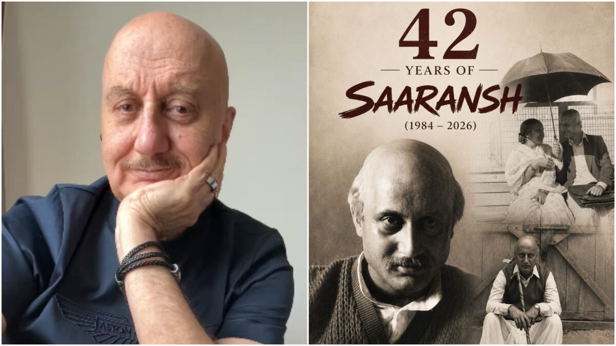 Anupam Kher Celebrates 42 Years In Cinema, Calls Debut Film Saaransh ...