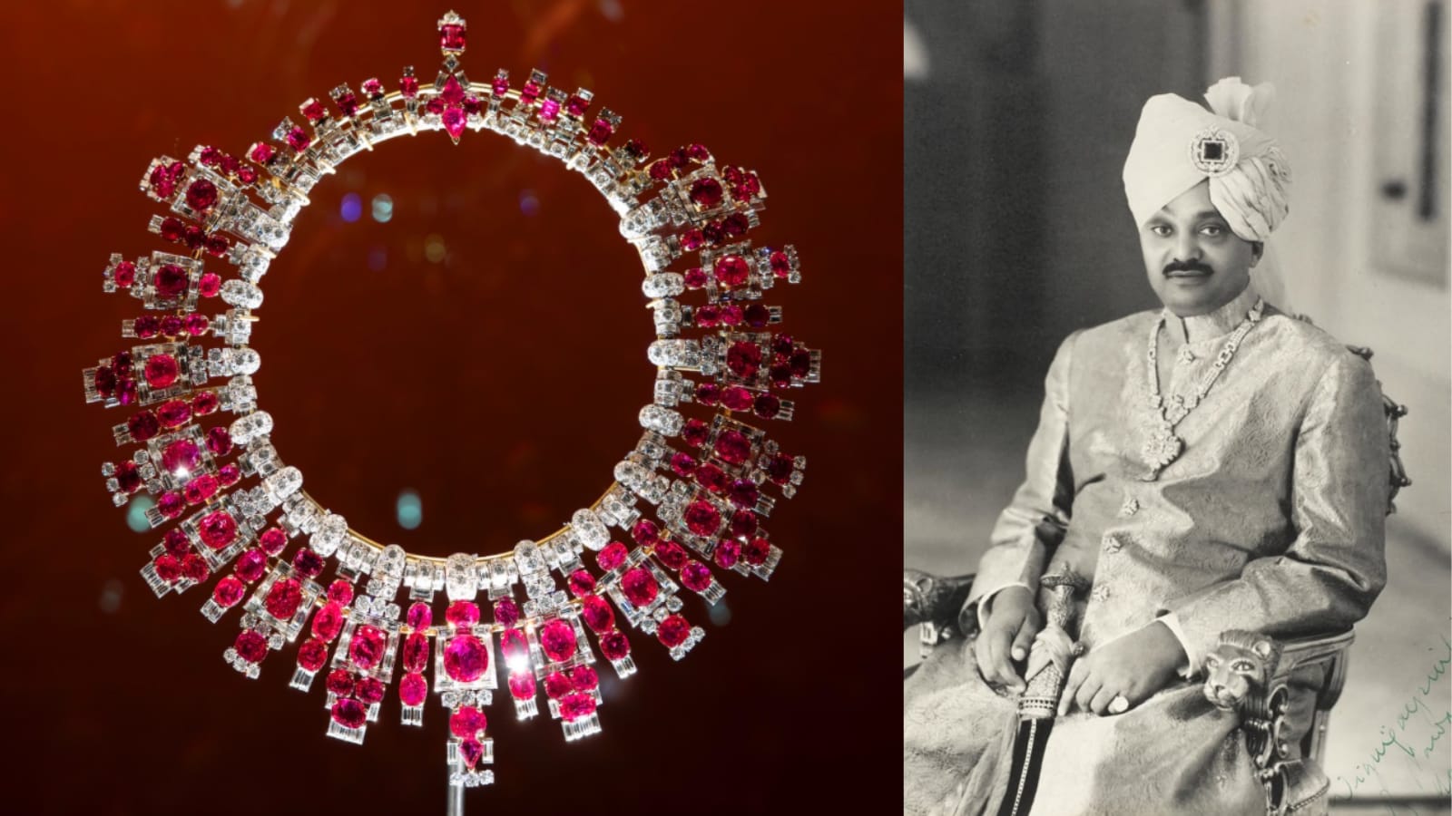 Nawanagar Ruby Necklace, Cartier Maharaja jewel to fashion icon