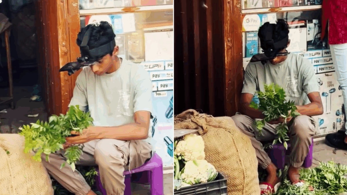 'Future Is Here’: Bengaluru Vegetable Vendor Wears AI Headgear ...
