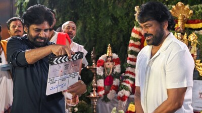 Chiranjeevi Shares Special Moments From Mega158 Muhurat Event, Pawan ...