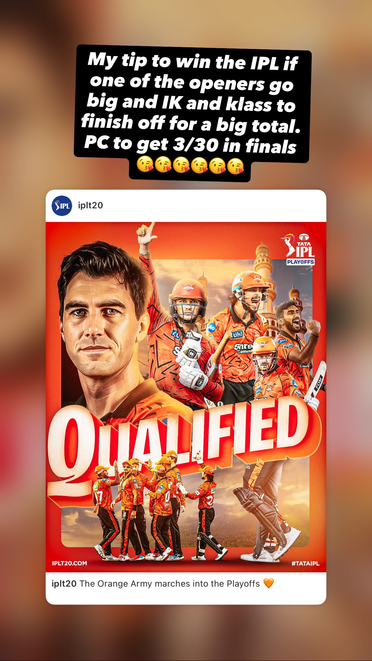 Warner Offers Dramatic IPL 2026 Final Script: 'Cummins To Get 3/30 ...