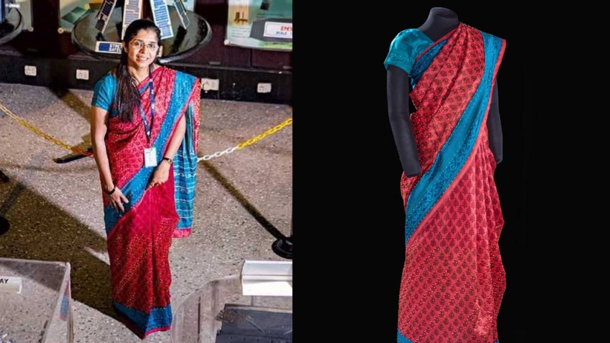 ISRO Scientist’s Mangalyaan Saree Is Now On Display At The Smithsonian ...