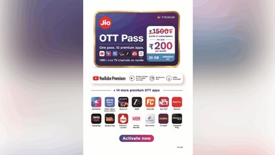 Jio Launches ₹200 OTT Pass With 15 Streaming Apps, Live TV And 30 GB ...