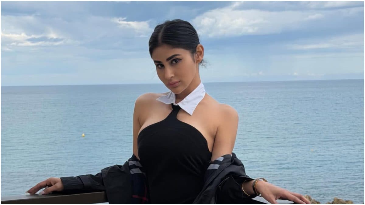 Mouni Roy Returns To Cannes In Chic Monochrome Look After Split From ...