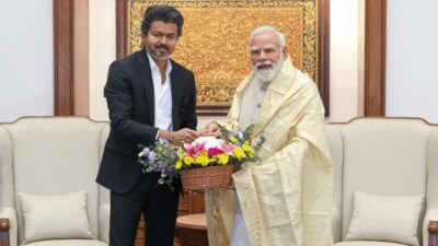 Tamil Nadu CM Vijay Meets PM Modi In Maiden Delhi Visit, Pushes For ...