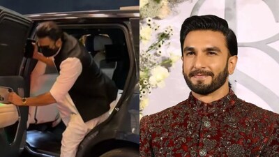 Ranveer Singh Avoids Paparazzi, Covers His Face In First Appearance ...