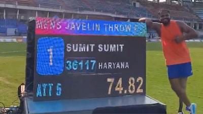 Sumit Antil Scripts History, Shatters Personal Best To Set New F64 Para ...