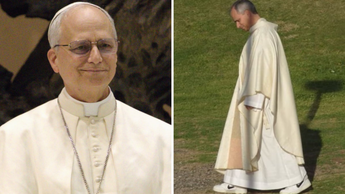 Pope Leo XIV Goes Viral For Wearing Nike Shoes Under Papal Robes In ...