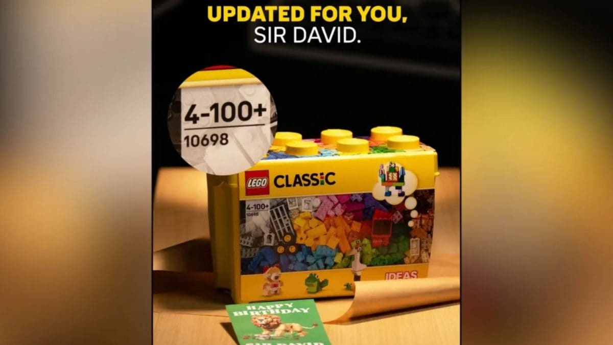 LEGO’s ‘4–100+’ Tribute To David Attenborough Sparks On His 100th ...