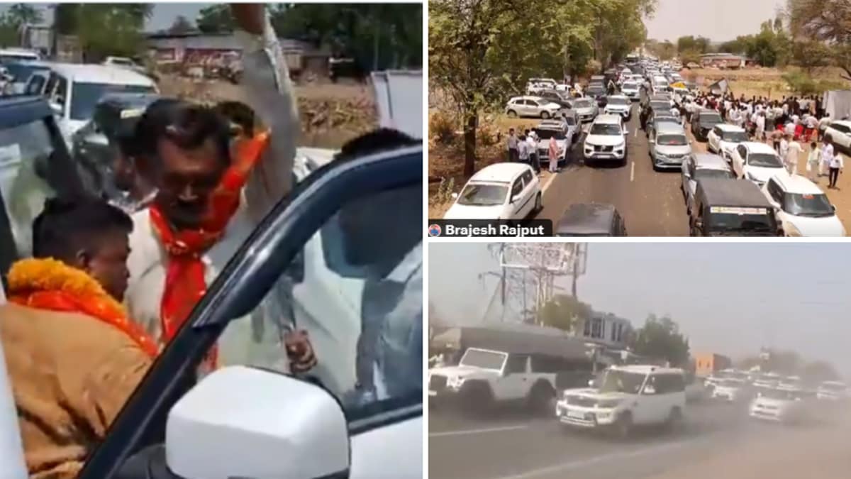 BJP Leader’s 50-Car Convoy Sparks Row Days After PM Modi’s Fuel Saving ...