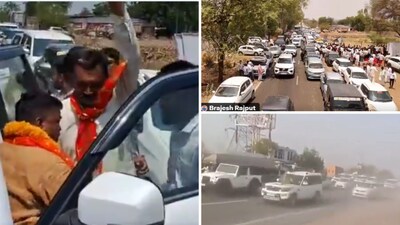 BJP Leader’s 50-Car Convoy Sparks Row Days After PM Modi’s Fuel Saving ...