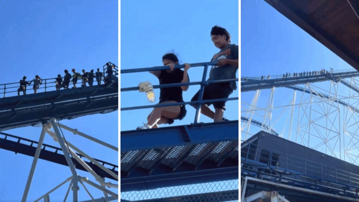 ‘Feel Like A Horror Movie’: Viral Video Shows People Walking Down 245 ...