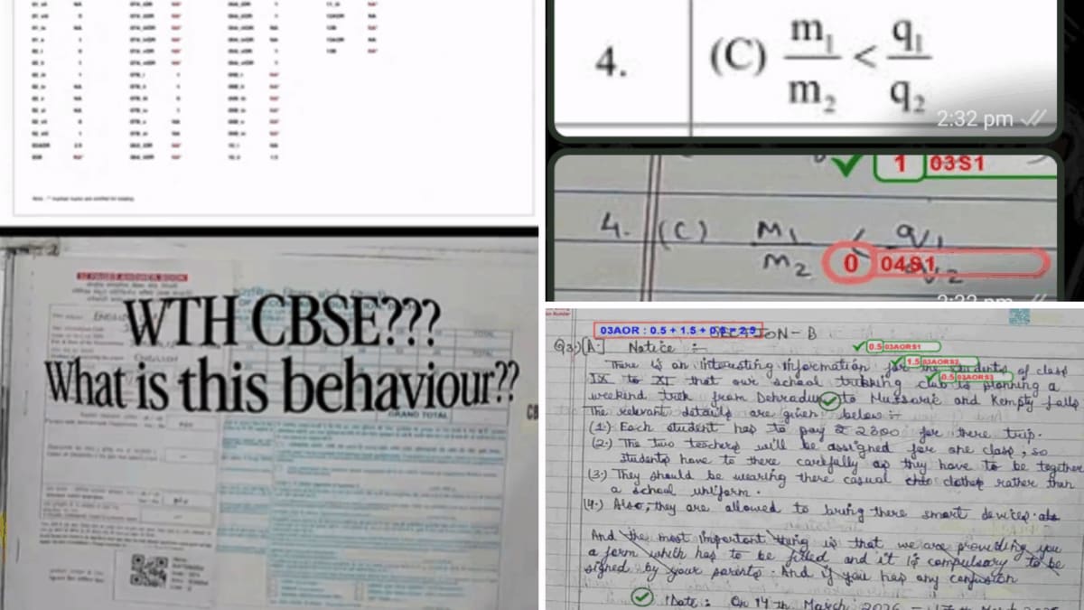 CBSE Complaints Grow As Students Share Alleged Paper Mix-Ups Online ...