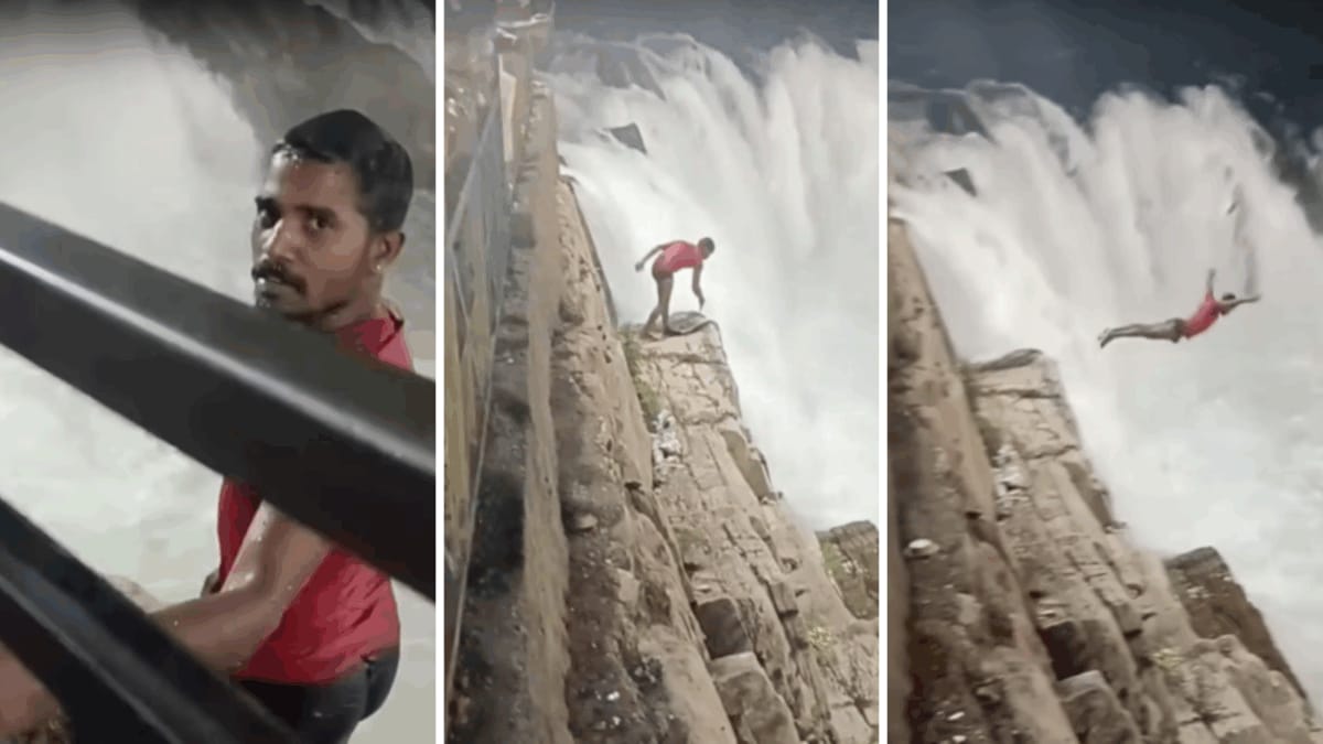 ‘Olympics-Level Dive’: Madhya Pradesh Man’s Dangerous Dive Into ...