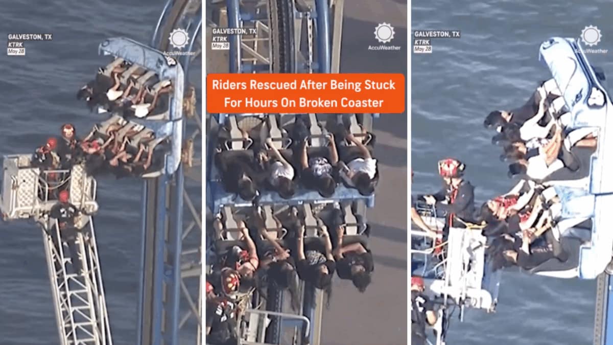 ‘Total Nightmare’: 8 Students Left Hanging 100 Feet Above Ground After ...