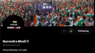 PM Modi Changes His Display Picture On 'X' To Mark Operation Sindoor ...