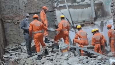 Five-Storey Building Collapses In Delhi's Saket, 3 People Rescued ...