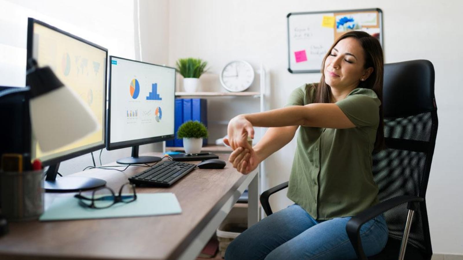 Sitting All Day? Try These 5 Simple Exercises At Your Desk