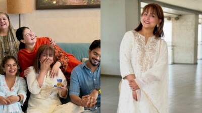 Hina Khan Looks Beautiful As She Celebrates Eid With Husband Rocky ...