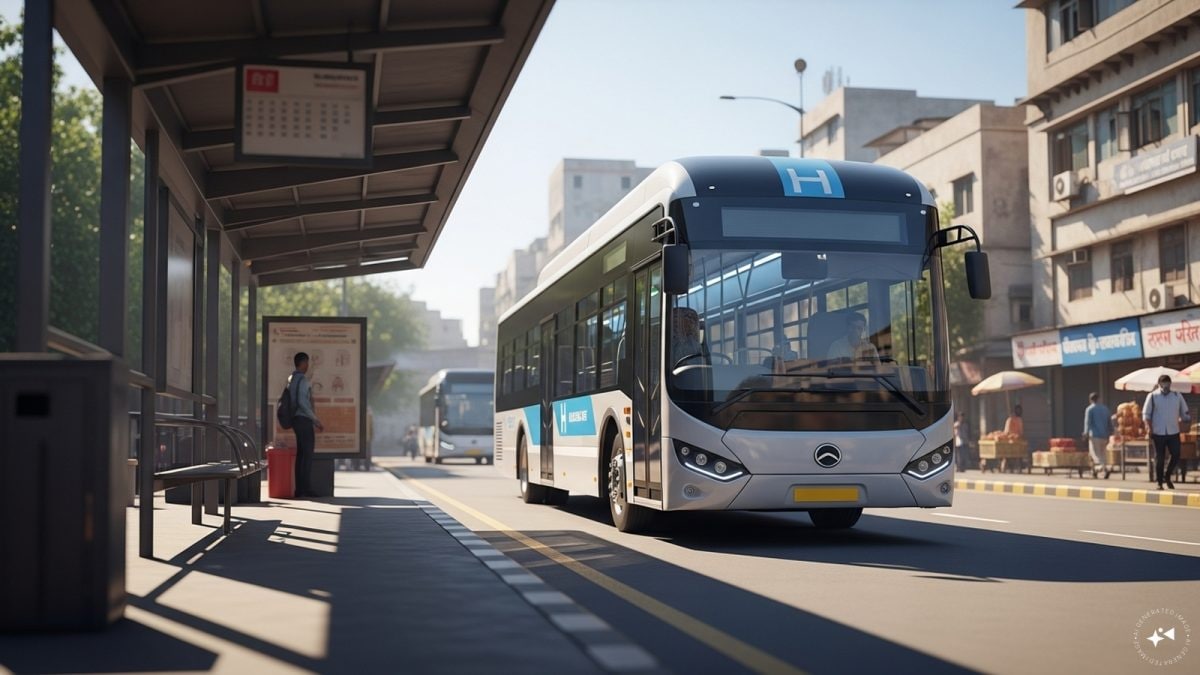 How Delhi Metro’s New Hydrogen Shuttle Bus Works — And Why The City Is ...