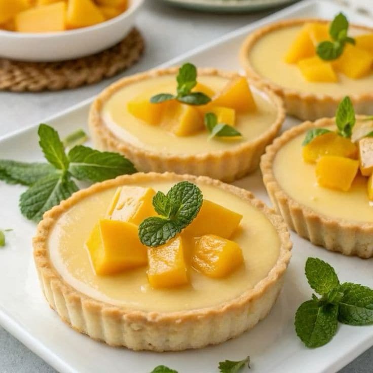 Easy No Bake Mango Tart Recipe For A Refreshing Summer Dessert