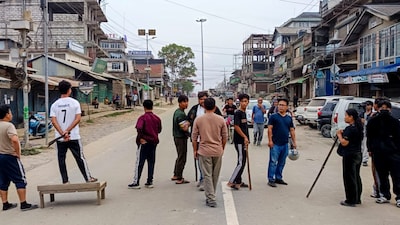 Manipur National Highway Blocked As Kukis, Nagas Stage Protests Over ...