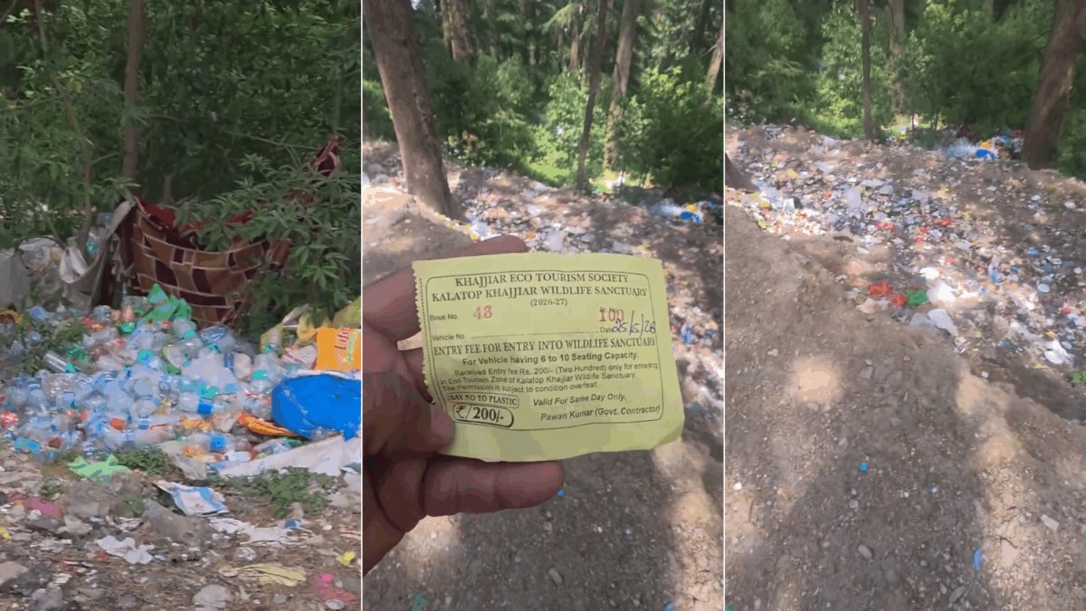 'Mini Switzerland In Mess': Viral X Post Exposes Khajjiar’s Garbage ...