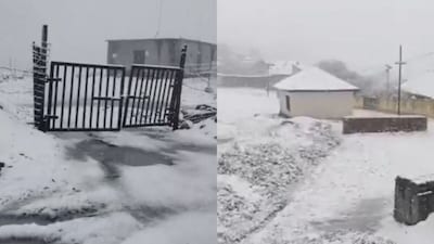 WATCH: Kashmir Covered In Snow After Sudden Weather Change Brings ...
