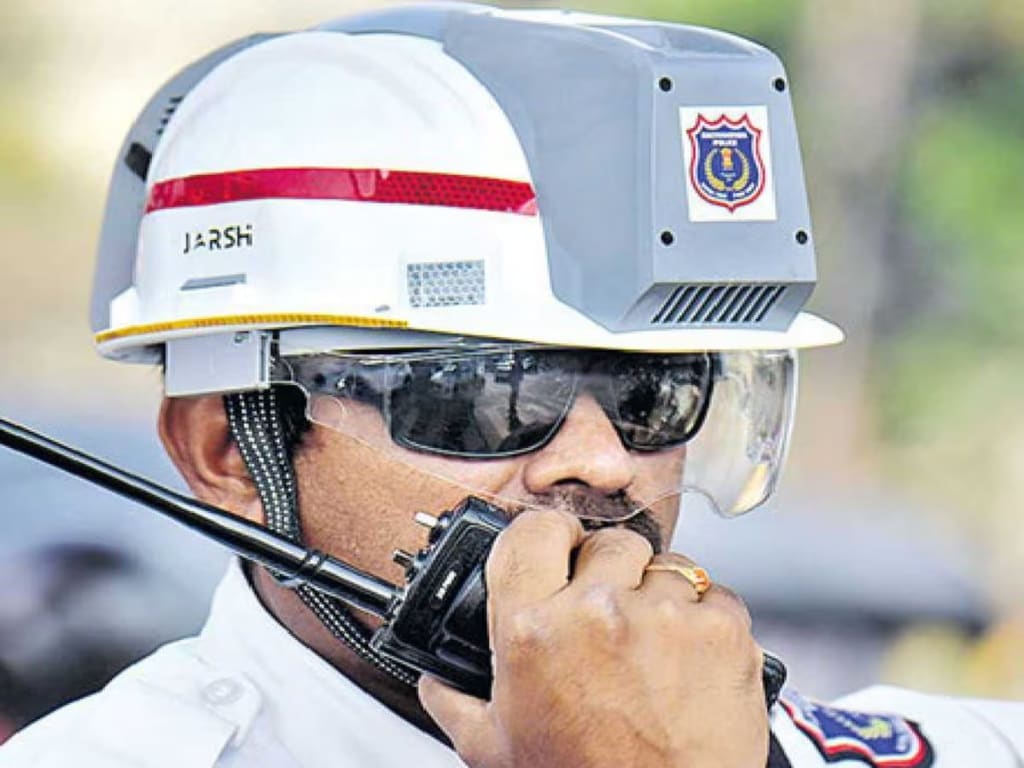 From AC Helmets To Portable Fans: Delhi Traffic Police Try New Heat ...