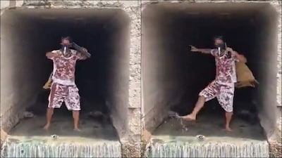 Man Dresses Up As Cockroach To Protest Yamuna Pollution In Mathura ...