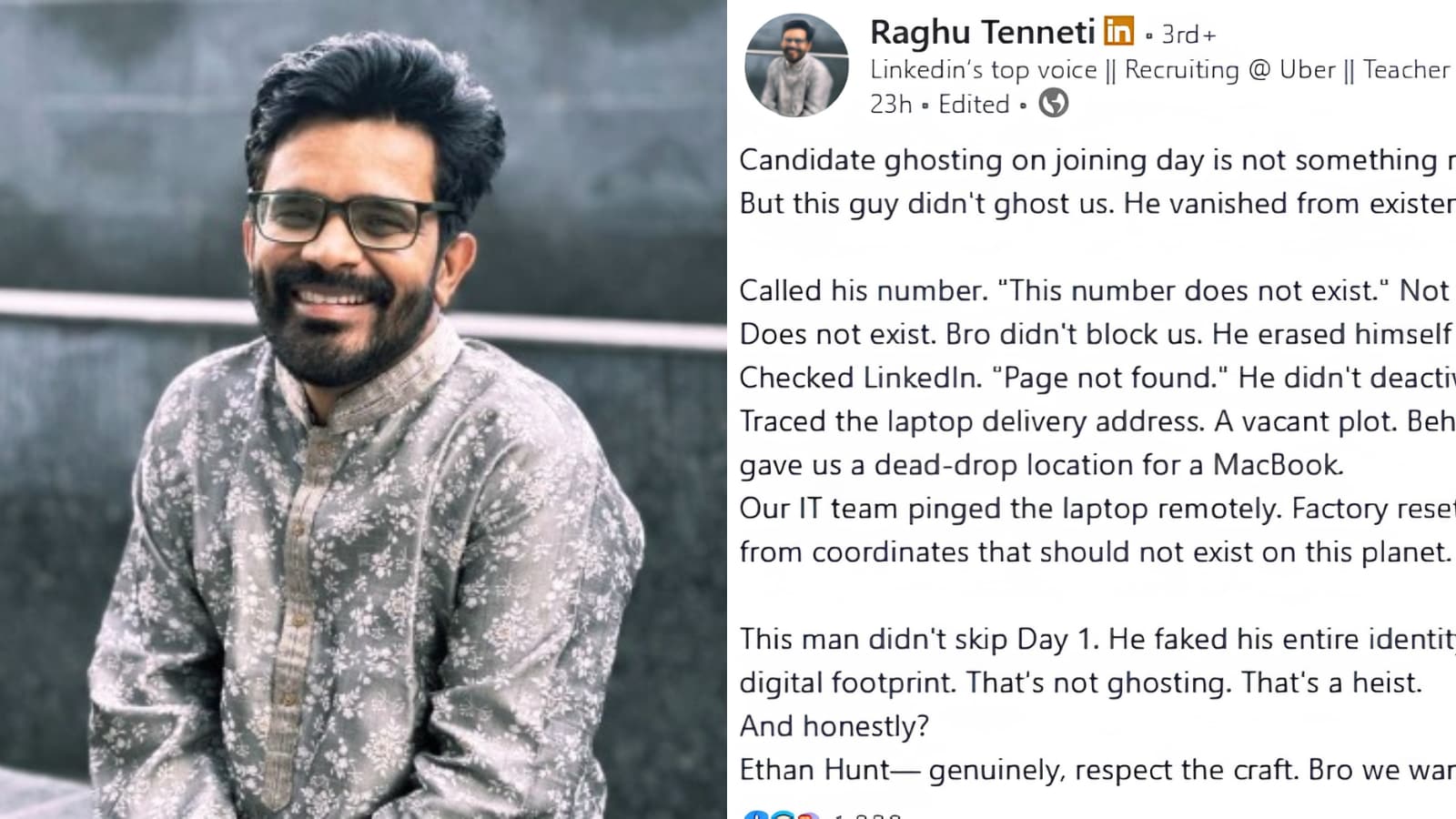 Uber Recruiter Claims New Hire 'Vanished From Existence' After ...