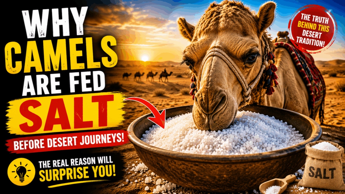 Why Camels Are Fed Salt In Desert? Here's The Science Behind An Ancient ...