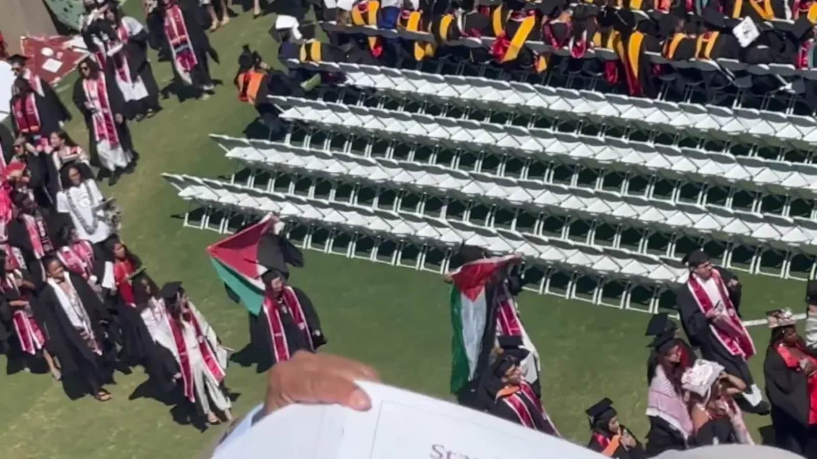 'Free, Free Palestine': Google CEO Sundar Pichai Hit By Mass Walkout At ...