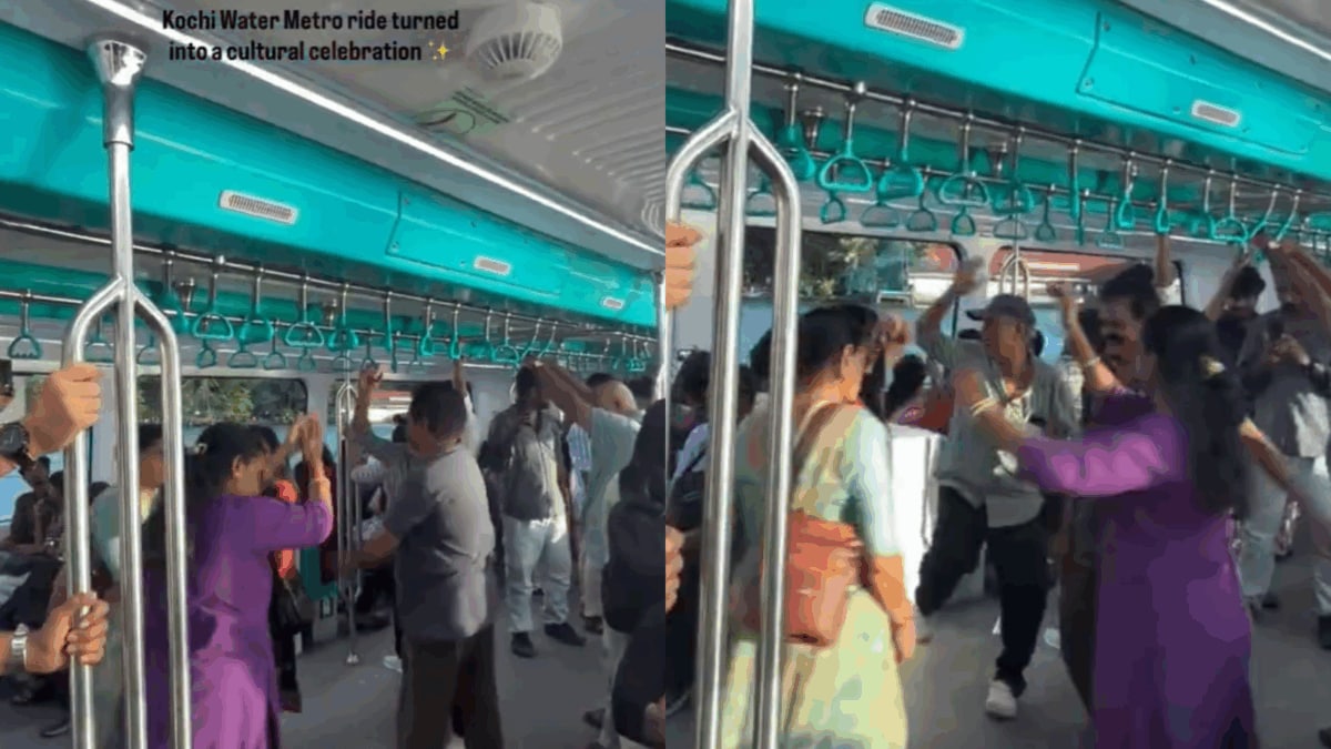 Kochi Water Metro Ride Turns Into Dance Floor As Tourist Group Grooves ...
