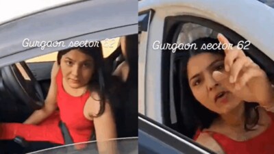 ‘Mera Husband Police Mein Hai’: Gurugram Woman Threatens Pedestrian ...