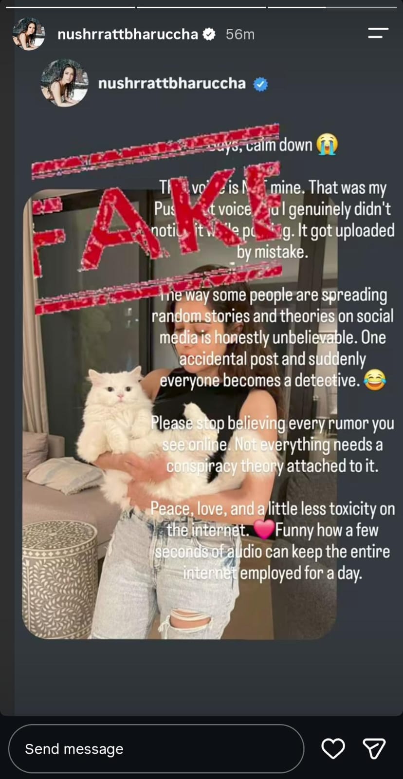 Nushrratt Bharuccha Reacts To Viral ‘Moaning’ Video, Says It Was ...