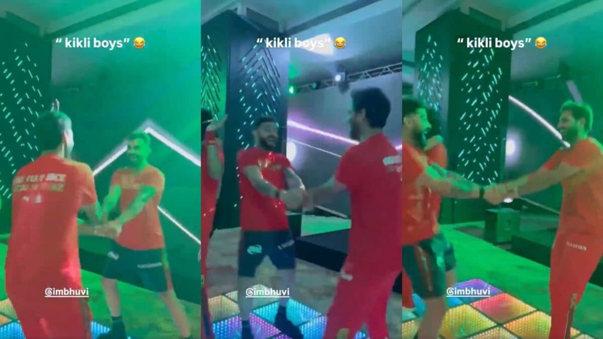 Virat Kohli & Bhuvneshwar Kumar Break Into Kikli Dance After RCB's ...