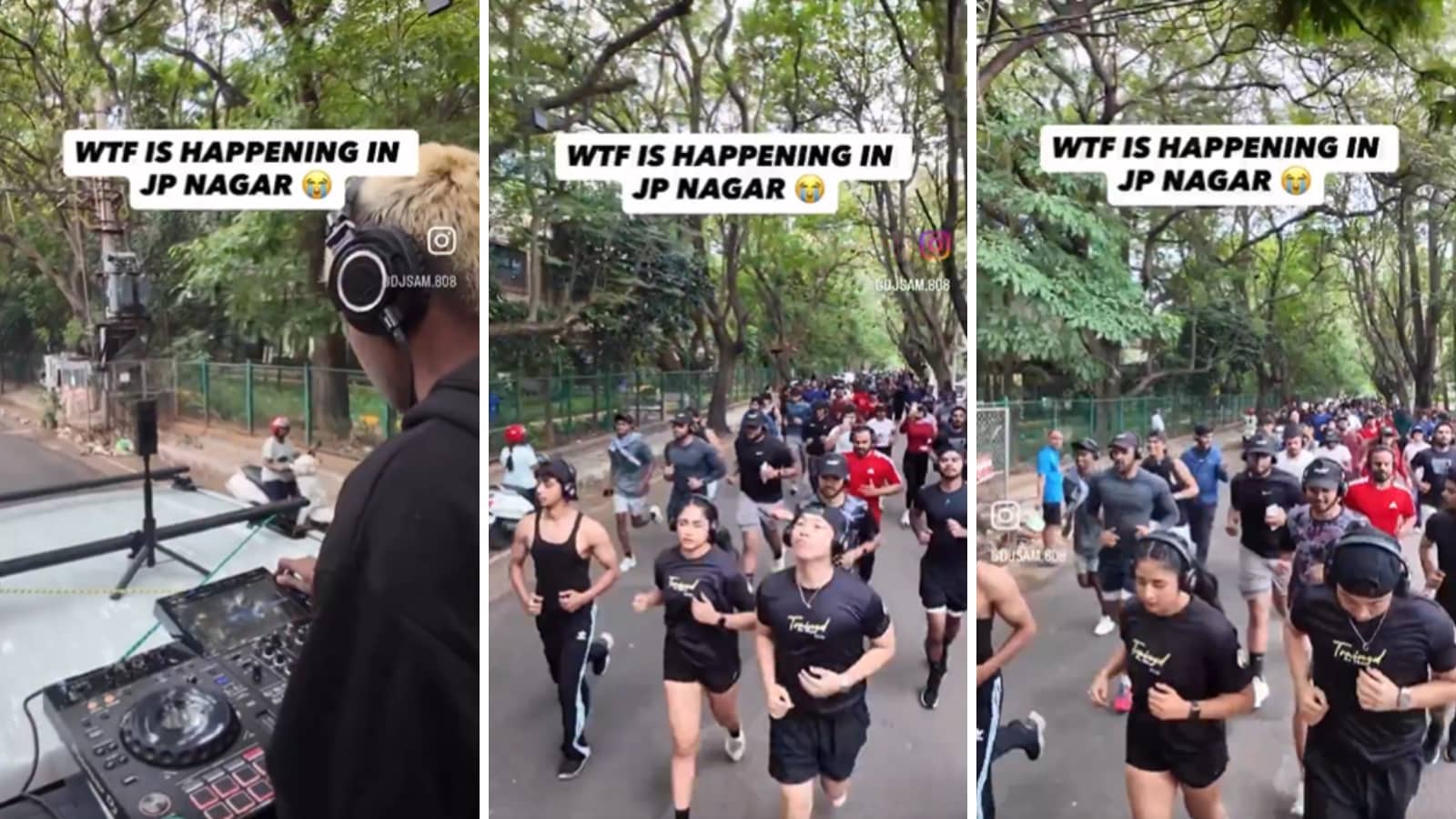 ‘Bengaluru Is Crazy’: Wireless DJ Run In JP Nagar Gets Internet Talking ...