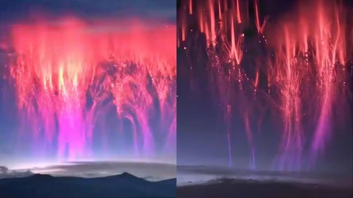 Rare Red Sprites Flash Across Tibet's Night Sky, Internet Calls It ...
