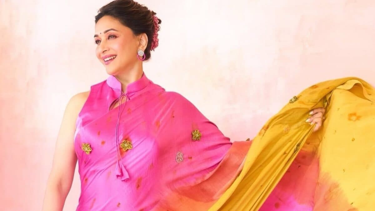 Madhuri Dixit Proves She Will Always Be Dhak Dhak Girl In Pink-Yellow ...