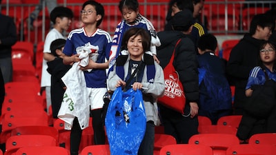 Japan Football Fans Continue Stadium Clean-Up Tradition, Their Wives ...