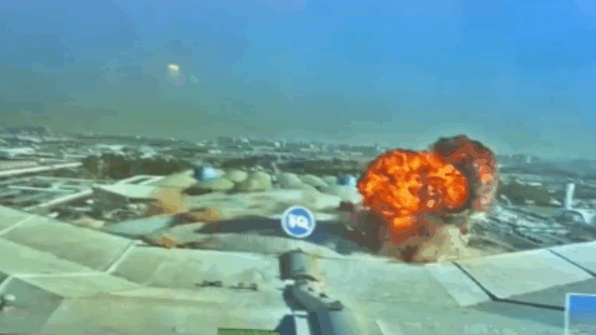 Fireball, Roof Collapse: Video Captures Moment Iranian Drone Struck ...