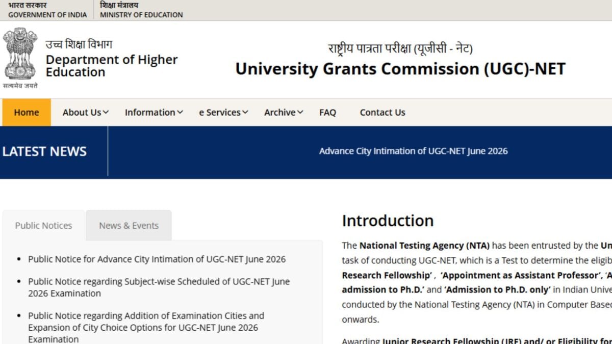 UGC NET Admit Card 2026 Live: NTA UGC NET Hall Tickets Releasing Today ...