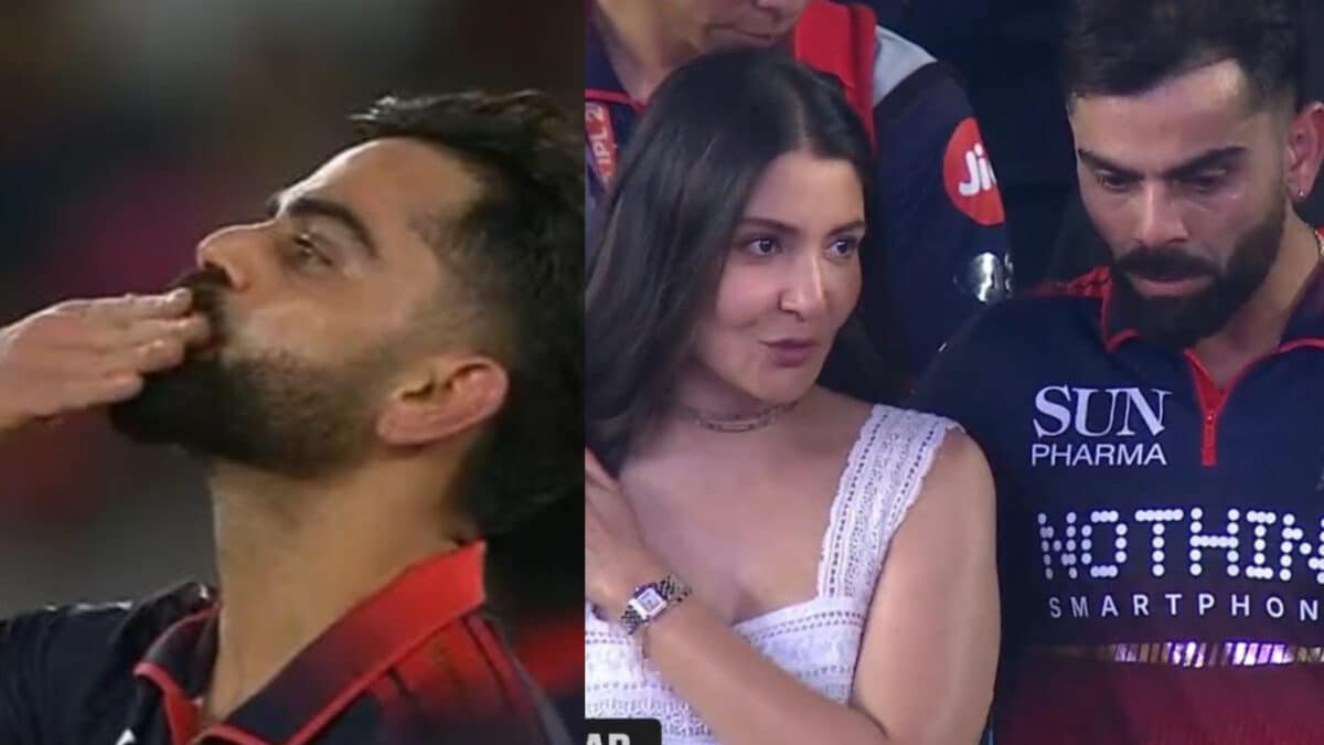 Virat Kohli Blows Flying Kisses, Holds Anushka Sharma Close After RCB ...