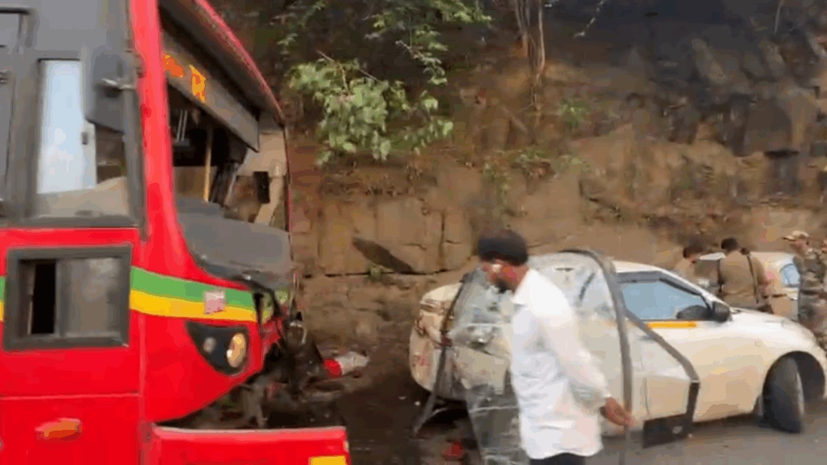 Western Express Highway Jam Alert: BEST Bus Crash Near Malad East ...