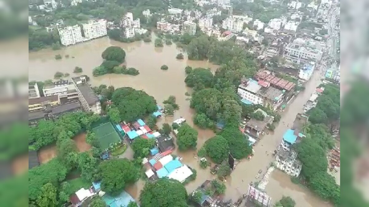 Kolhapur Flood,Maharashtra Flood,Yashwantrao Chavan ,कराड शहराला पूराचा ...