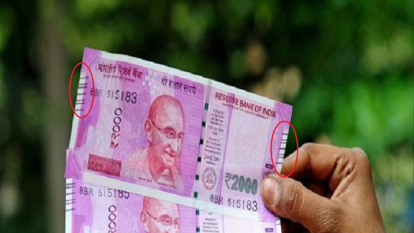 दोन हजाराच्या नोटेवरच्या काळ्या रेषा पाहिल्यात? उपयोग कळला तर चकीत ...
